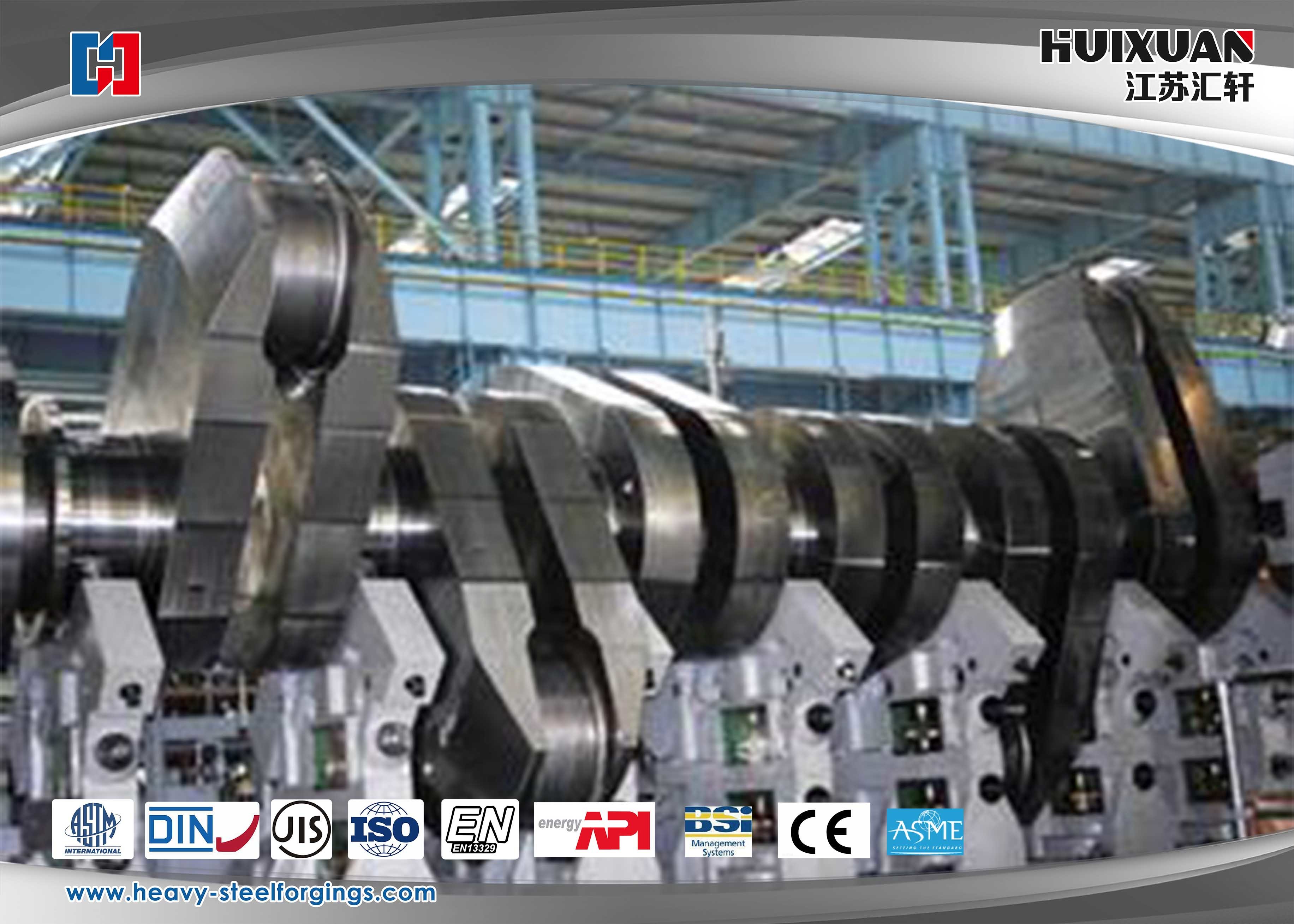 Ship Inspection Crankshaft Forging Custom With Heavy Diesel Engine